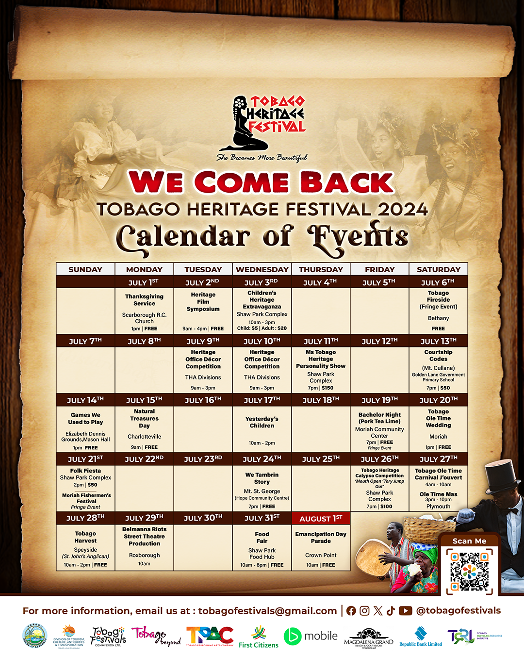 JULY 2025 - Tobago Festivals Commission Ltd.