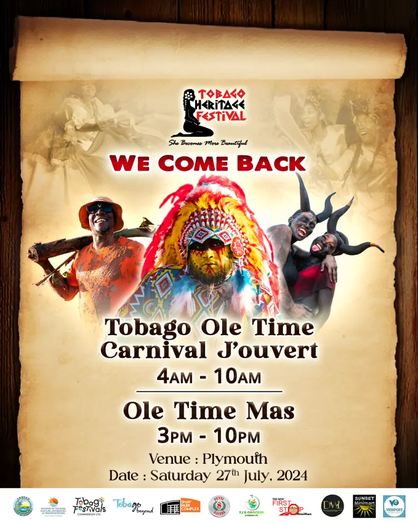 Tobago Ole Time Carnival J'ouvert & Mas - THF 2024 - Tobago Festivals ...